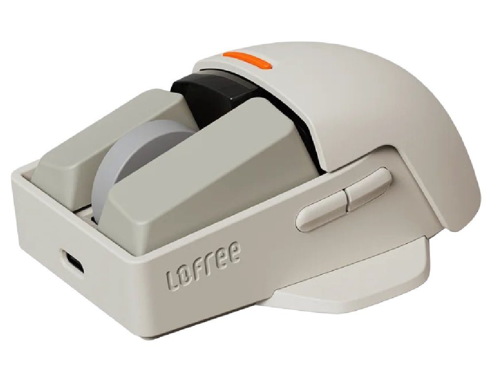 Lofree Touch PBT Tri-mode Wireless Mouse - Block [MSLFOE909BK]