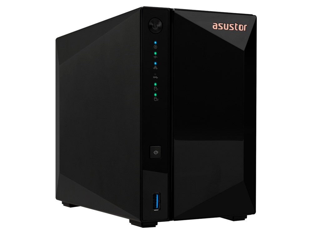 Asustor Drivestor 2 Pro Gen2 AS3302T v2 Quad-Core 2GB DDR4 2-Bay NAS ...