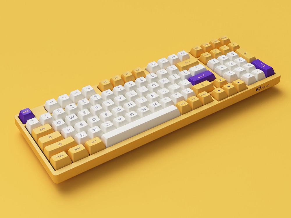 Akko Los Angeles 3098B Plus Wireless Tri-mode V3 Cream Yellow Pro ...