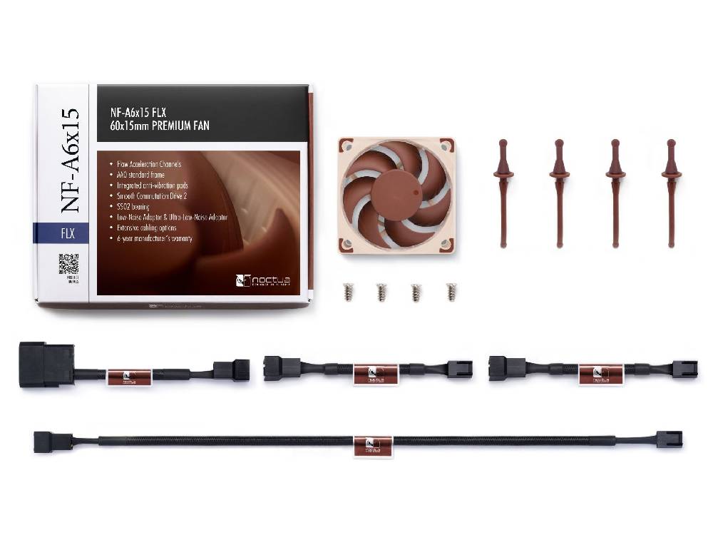 Noctua NF-A6x15-FLX 60mm 3500RPM Fan [NF-A6x15-FLX]