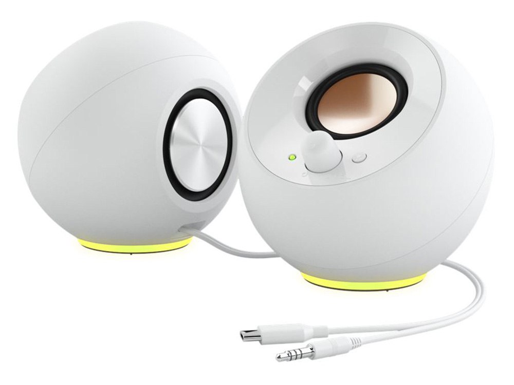Creative Pebble SE RGB USB-C Powered PC Speakers - White [51MF1725AA001]
