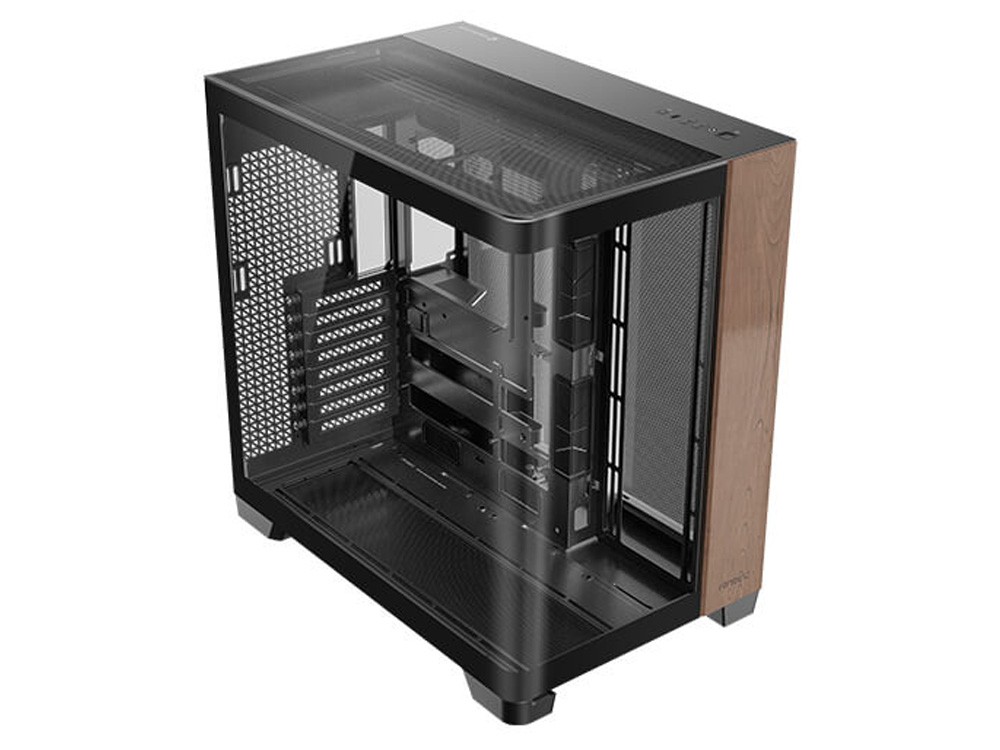 Antec C8 Curve Wood Tempered Glass Full-Tower Case - Black [C8 Curve Wood]