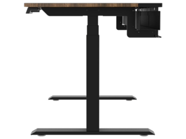 Dezctop Bifrost Elite 160 Gaming Desk - Wallnut/Black (160 x 71.9 x 136 ...