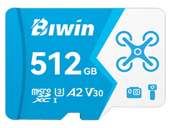 Biwin MS160 512GB UHS-I U3 V30 microSD Card [BIW-MS160-512G]