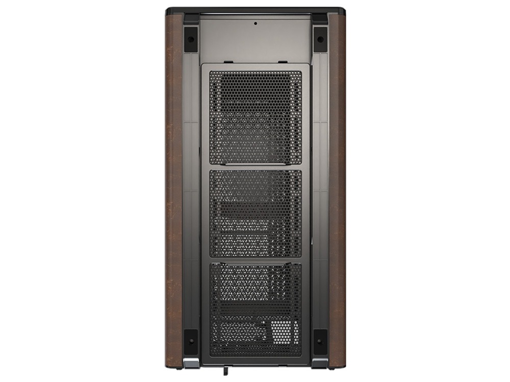 Montech Heritage Leather & Metal Micro-ATX Case - Black [Heritage (B)]