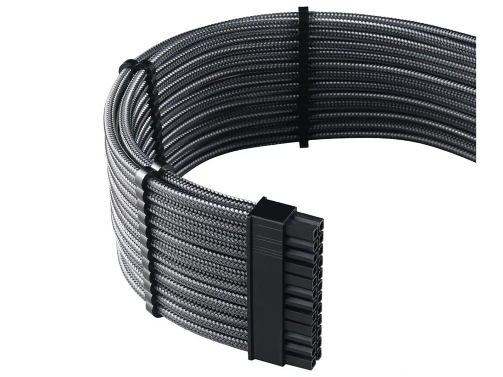CableMod Pro ModMesh Cable Extension Kit - Carbon [CM-PCAB-BKIT-NKC-3PK-R]