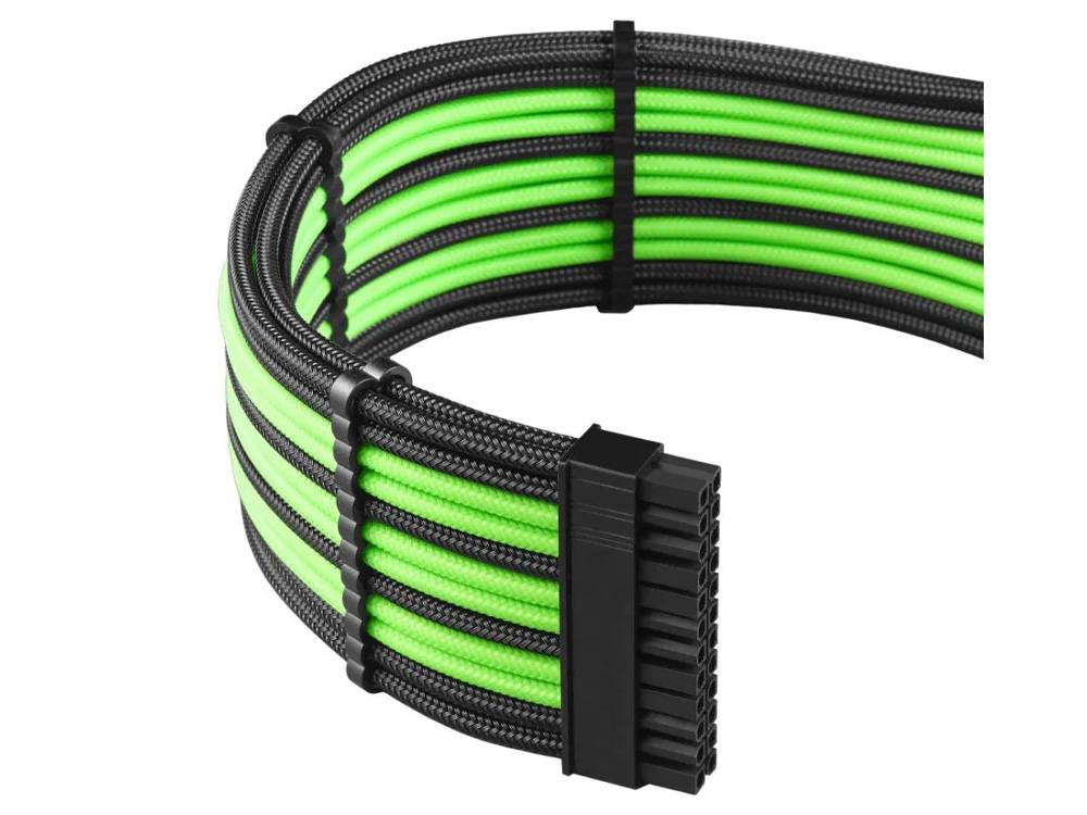 CableMod Pro ModMesh Cable Extension Kit - Black + Light Green [CM-PCAB ...