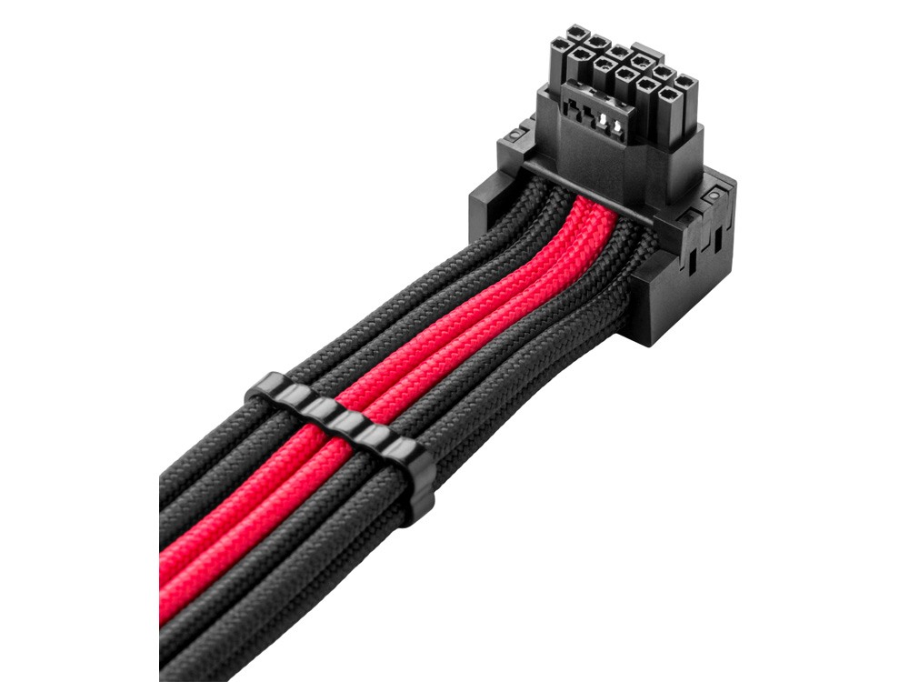 CableMod Universal Pro ModFlex Sleeved 60cm 16-pin to 16-pin 12VHPWR 90 ...