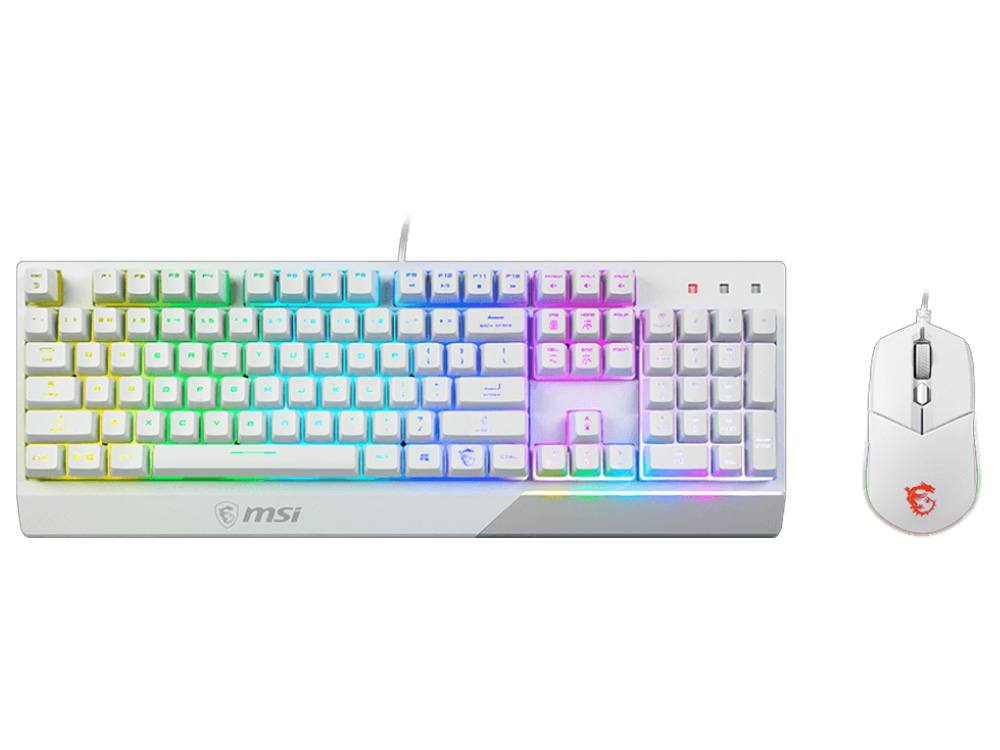 MSI Vigor GK30 RGB Wired Gaming Keyboard & Mouse Combo [Vigor GK30 ...