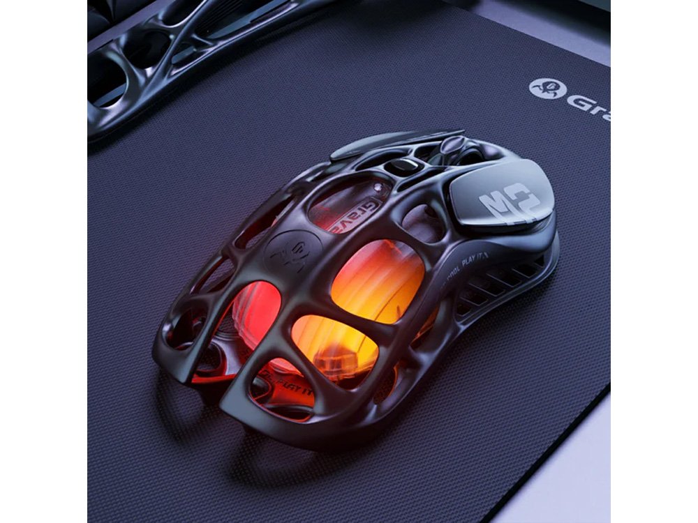 GravaStar Mercury M2 Wireless Gaming Mouse - Stealth Black [GRAVASTAR ...