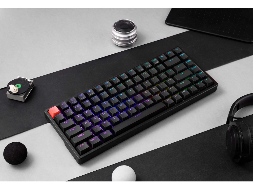 Keychron K2v3 QMK RGB Aluminium Frame Wireless Red Switch Mechanical ...
