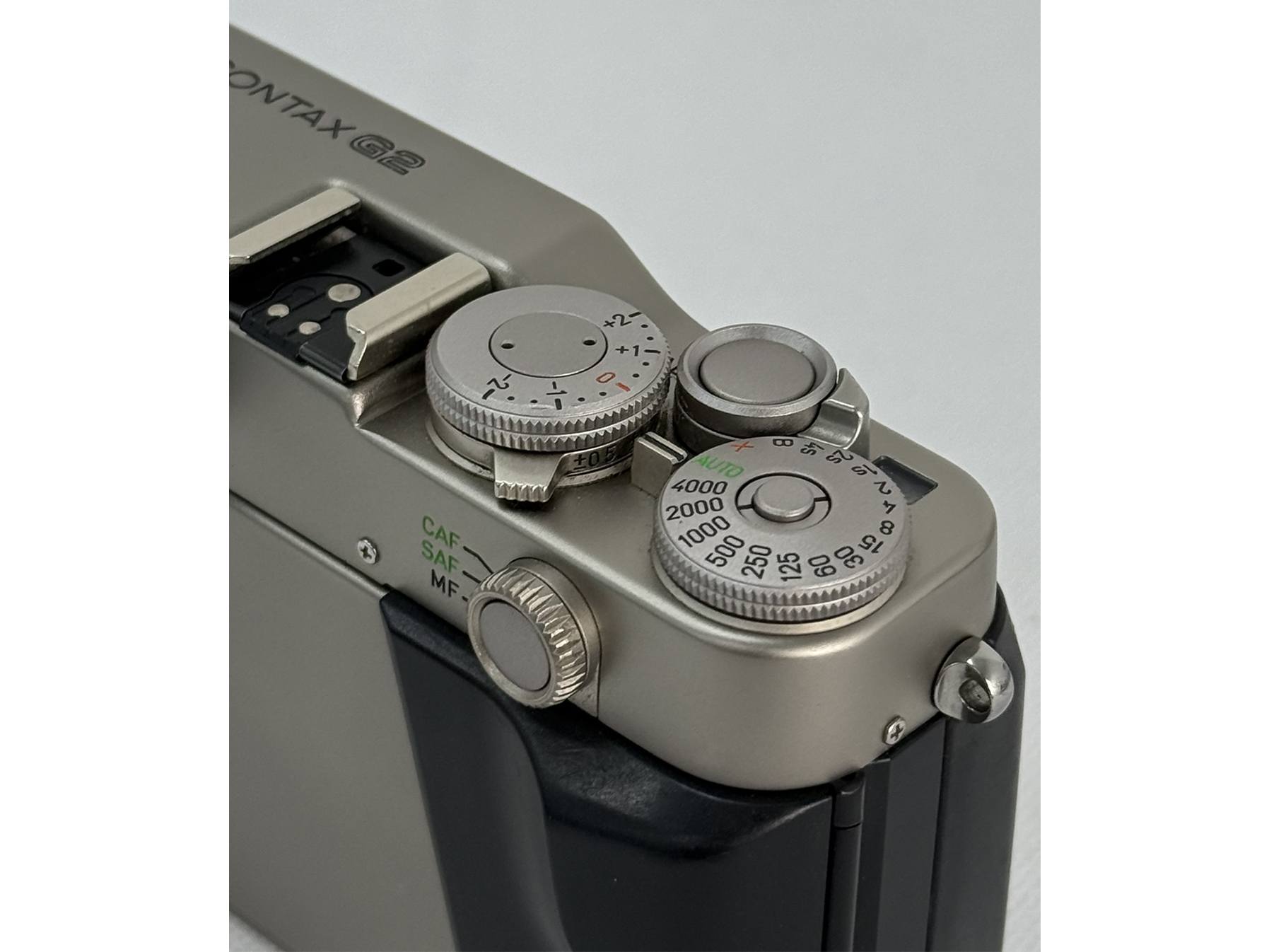 Contax G2 Camera + 45mm Lens + Contax Metal Cap, Metal Hood, Filter ...