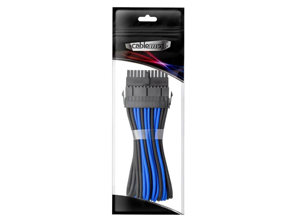 CableMod Pro ModMesh 30cm 24-pin ATX Extension - Black/Blue [CM-PCAB ...