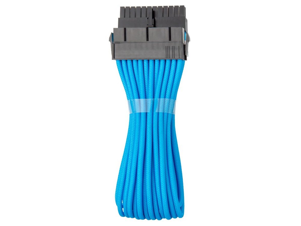 CableMod Pro ModMesh 30cm 24-pin ATX Extension - Light Blue [CM-PCAB ...