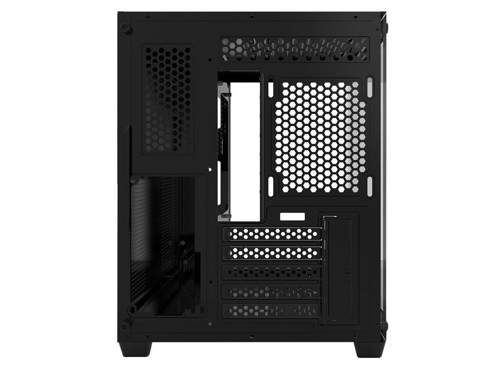 DarkFlash C285MP Dual Side Glass Micro-ATX Case - Black [CASEDFC285MPB]