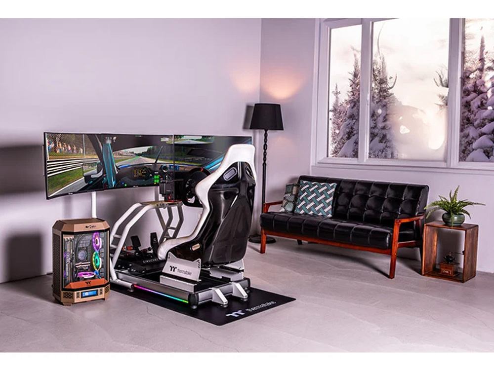 Thermaltake Sim Rig Floor Mat for Simulator Cockpit - Black Edition ...