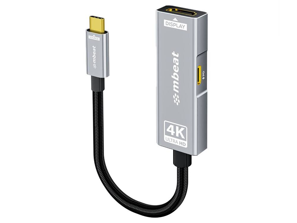 Mbeat ToughLink 15cm 100W Pass Through USB-C to HDMI Adapter [MB-XAD-PCHD]