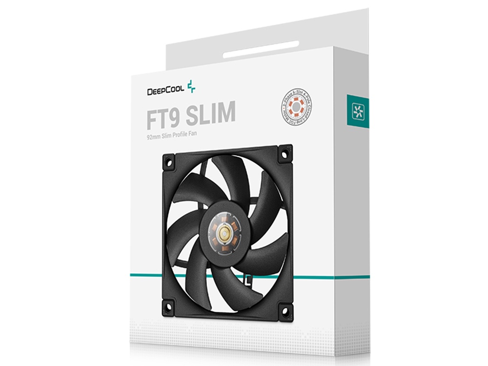 DeepCool FT9 SLIM High-Performance 92mm Fan - Black [R-FT9SLIM-BKWPN1-G]