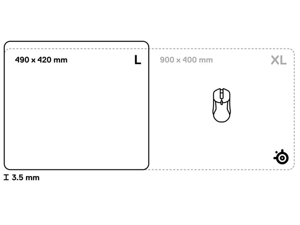 SteelSeries QcK Performance Large - Balance (490 x 420 x 3.5mm) [63432]