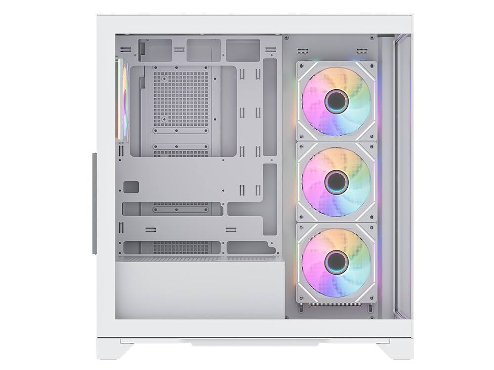 Karuza Ming Pro Mid-Tower ATX Case - White [STC-MING-PRO white]