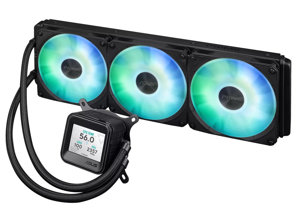 ASUS Prime LC 360 ARGB LCD 360mm All-in-One Liquid CPU Cooler [PRIME LC ...
