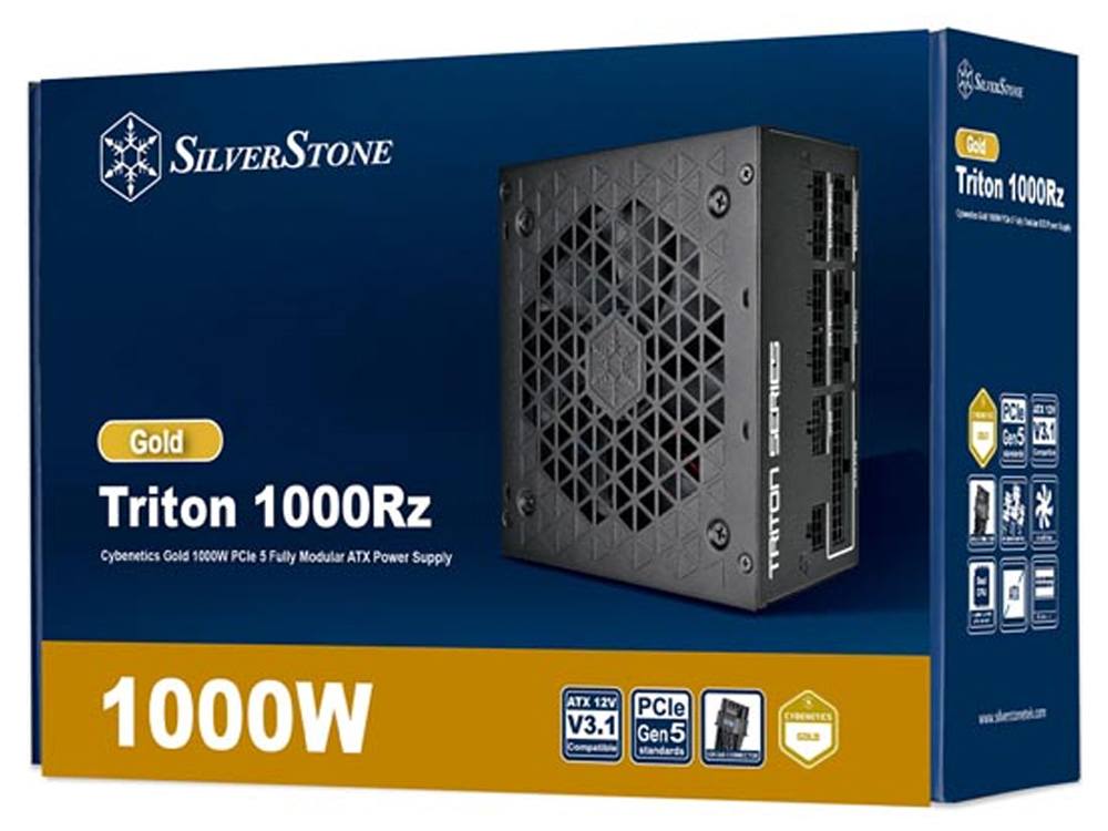 SilverStone Triton 1000Rz 1000W Cybenetics Gold Fully Modular ATX Power ...