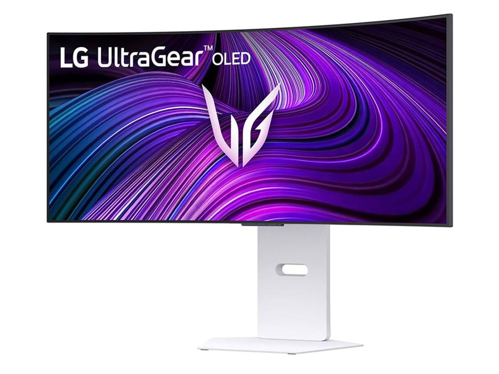 LG 34GX90SA-W UltraGear 34" WQHD OLED 240Hz Curved Smart Gaming Monitor ...