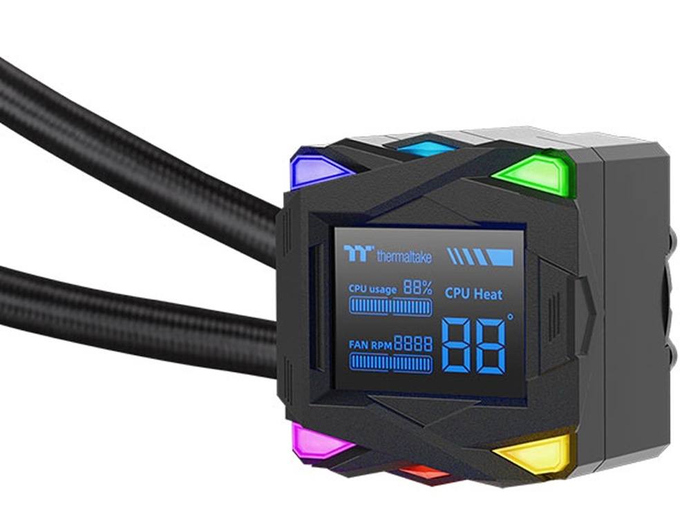 Thermaltake LA240-S 240mm ARGB 2.4" LCD Display All-In-One Liquid CPU ...