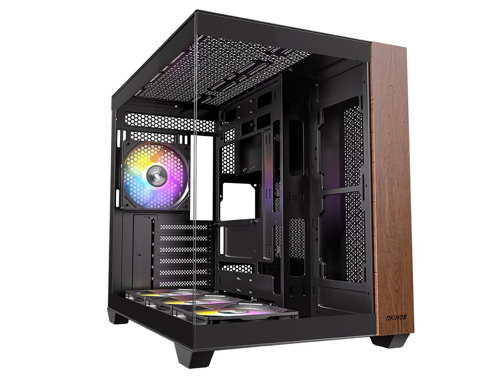 Okinos Mirage 6 ARGB Tempered Glass Side Panel Mid-Tower Case [CAO-M6ARGB]