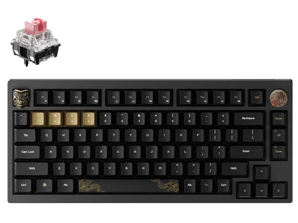 Keychron Black Myth Wukong Wireless TTC Golden Pink Switch Keyboard ...