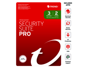 Trend Micro Security Suite Pro (3 Devices) 2-Year Add-on AR ...