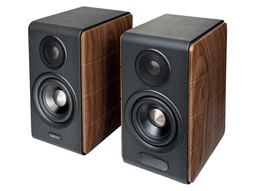 Edifier S880DB MKII Hi-Res Audio Certified Bookshelf Speakers - Wallnut ...