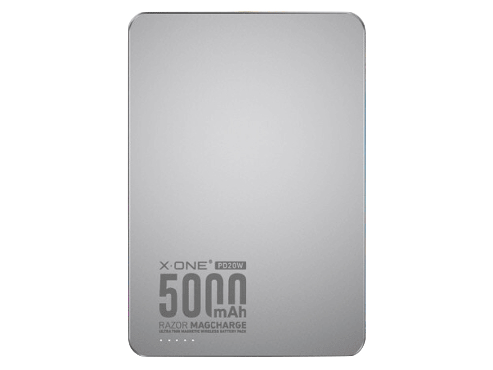 X.One Razor 20W MagSafe Magnetic Wireless Charging Power Bank - Silver ...