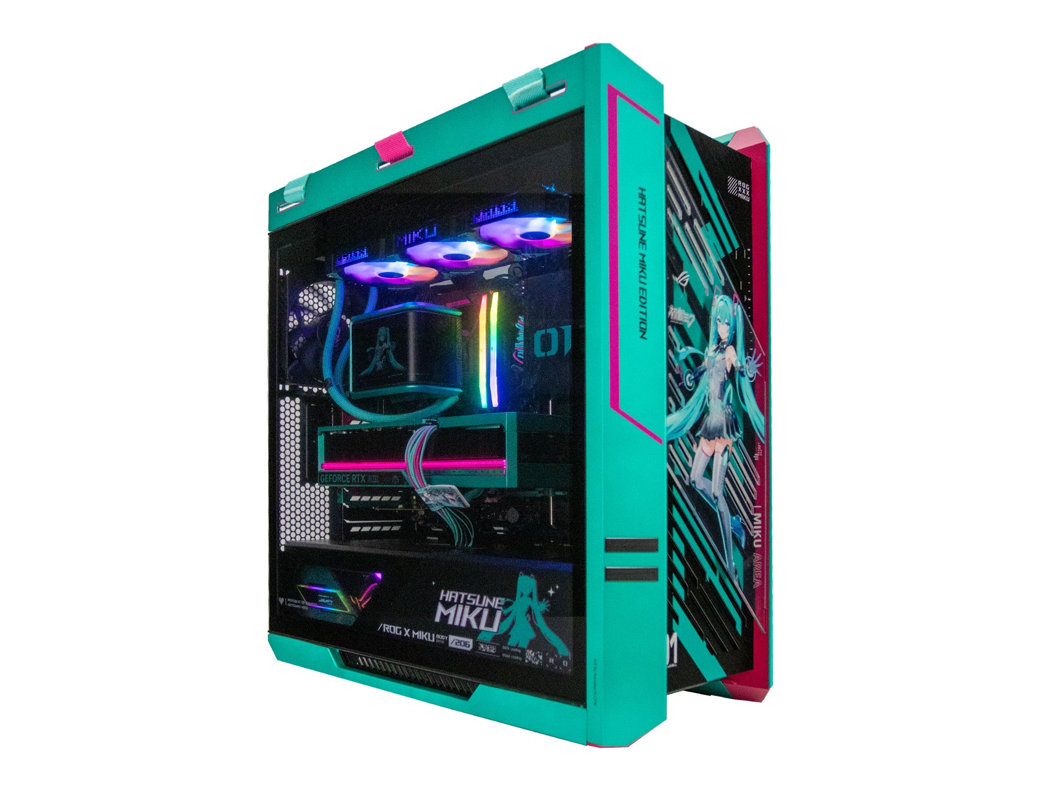 Centre Com ASUS x Hatsune Miku Ryzen 7 RTX 5080 Gaming PC and ...