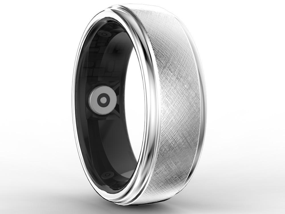 Hifuture FutureRing 2 Smart Ring - Titanium Silver (Size 12 ...