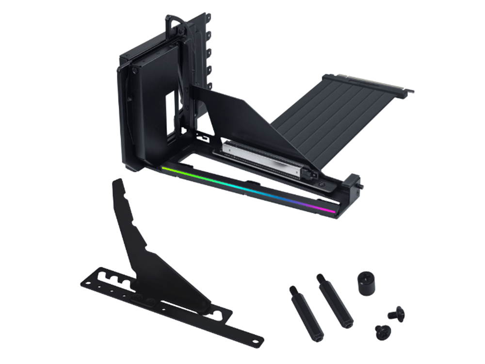 Lian Li VG4-5-V4W Multi-Directional 4 Slots Vertical GPU Kit - Black ...