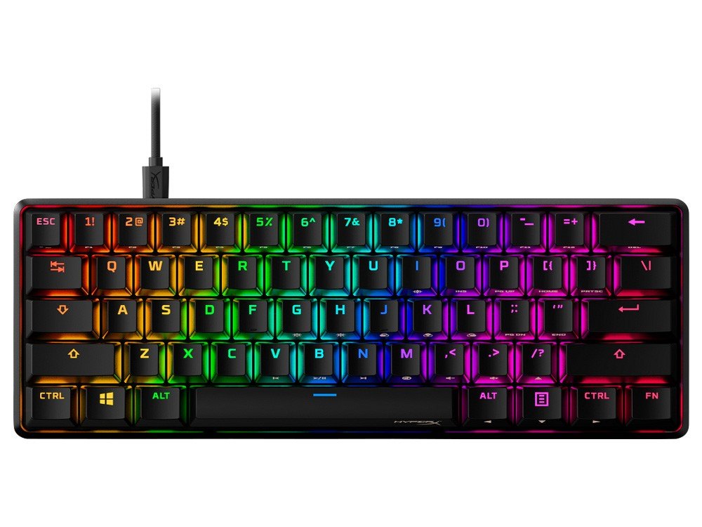 Open Box - HyperX Alloy Origins 60 HX Aqua Switch Mechanical Gaming ...