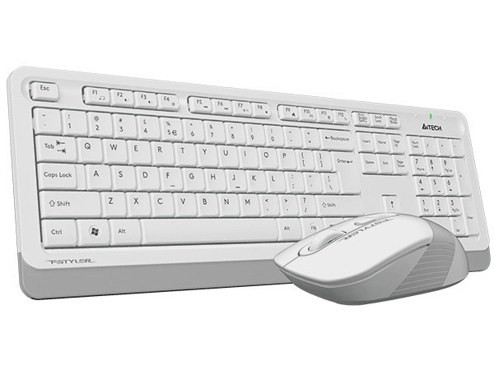 A4Tech FG1010S Silent Wireless Keyboard and Mouse Combo - White ...